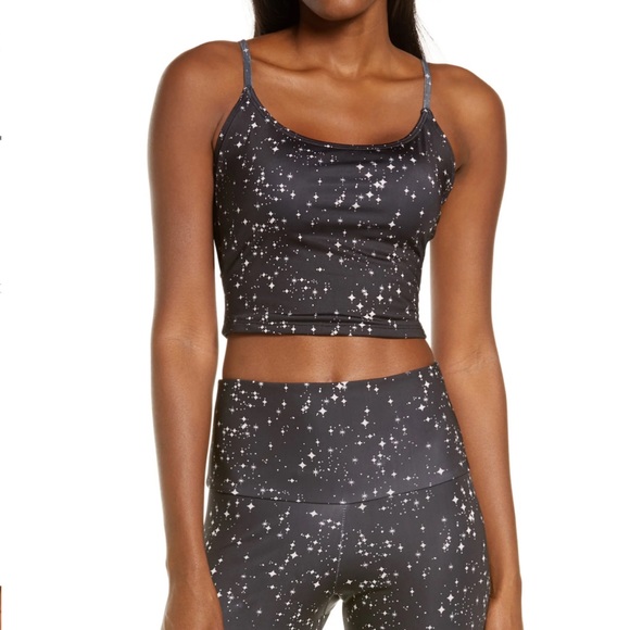 Onzie | Tops | New Onzie Belle Crop Camisole Starry Night Sm | Poshmark